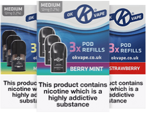 Vape Refills | E Cig & Pod Refills | OK Vape