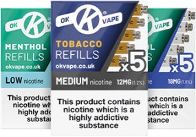 Vape Refills | E Cig & Pod Refills | OK Vape